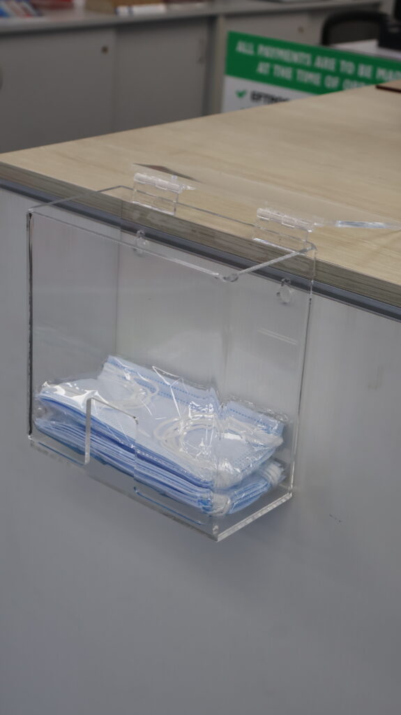 Hairnet + Mask Dispenser | APF Australian Plastic Fabricators